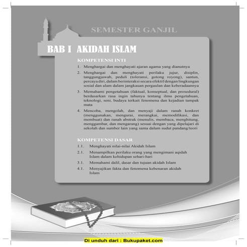 mata pelajaran akidah akhlak bab 1 akidah islam kelas 7.pptx