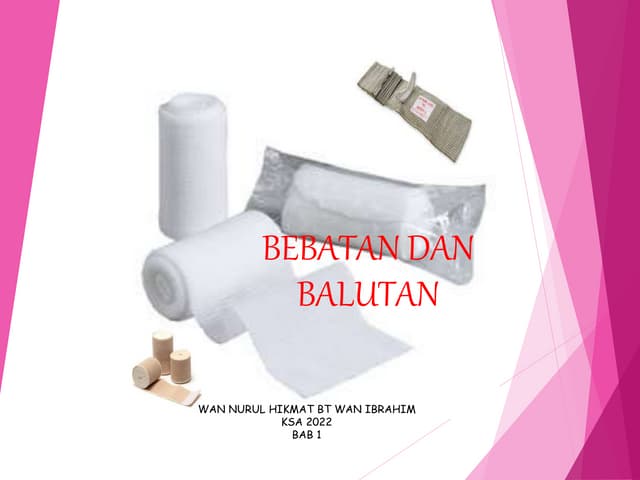 Jenis jenis balutan luka | PPT