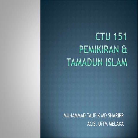 Bab 1 CTU 151 | PPTX