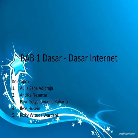 Bab 1 dasar dasar internet | PPTX
