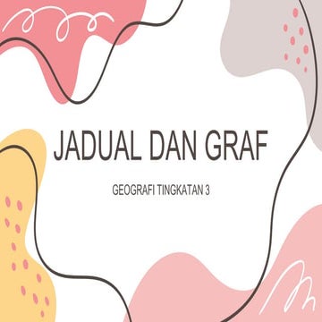 Jadual dan Graf Geografi Tingakatan 3 Bab 1 | PPTX