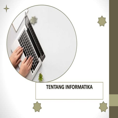 pengenalan informatika pemula pada mata pelajaran TIK | PPTX