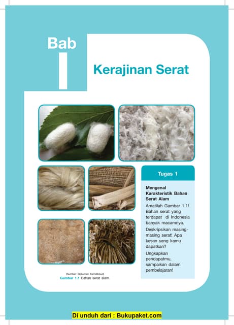 Eksplorasi serat kapuk sebagai bahan baku tekstil | PDF
