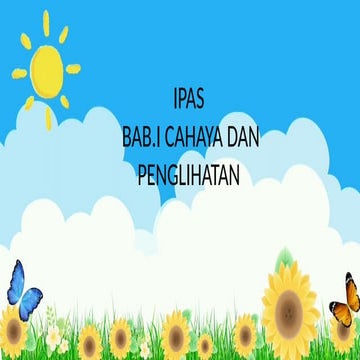 BAB 1 MELIHAT KARENA CAHAYA KELAS 5.pptx