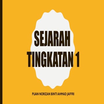 t1-Bab 1 mengenali sejarah | PPT
