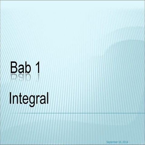INTEGRAL | PPT