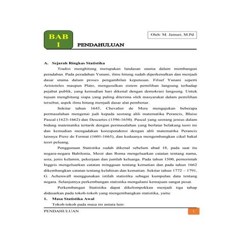 Bab 1 Pendahuluan | PDF