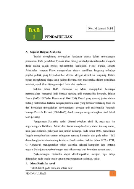 Sejarah statistik | PDF