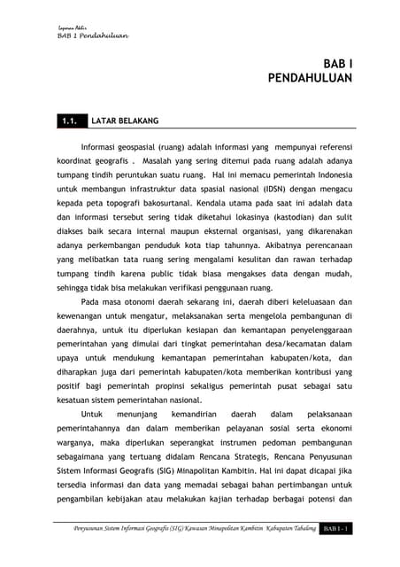 CONTOH PPT LAPORAN MAGANG BERJUDUL : PROSES PELAKSANAAN PENDAFTARAN TANAH SISTEMATIS LENGKAP ...