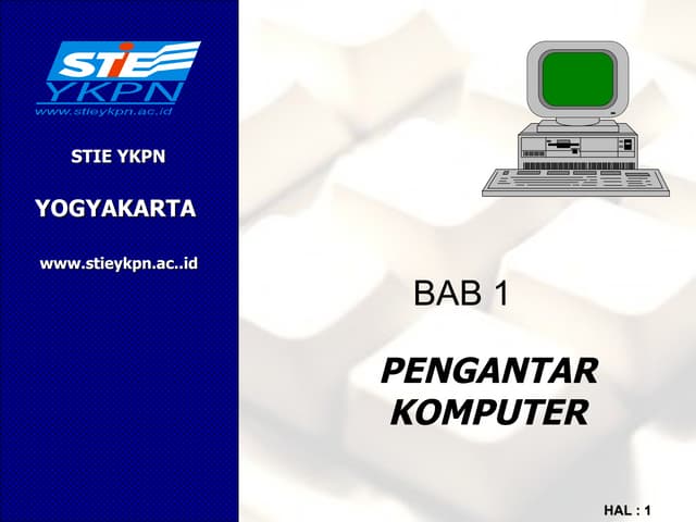 pengertian komputer | PPTX