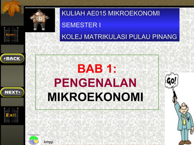 Bab 1 Pengenalan Ekonomi | PPTX