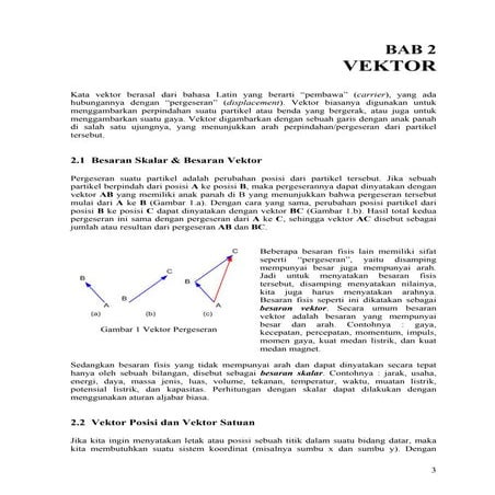 Bab 2 Vektor | PDF
