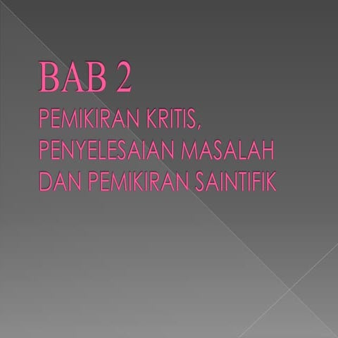 Bab 2 | PPT