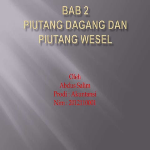 Bab 2 | PPTX