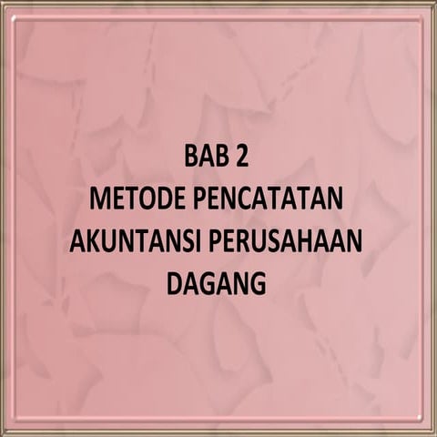 Bab 2 | PPT
