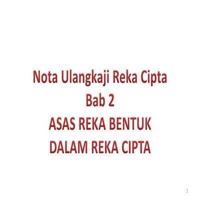 02 Asas Reka Bentuk Dalam Reka Cipta | PDF