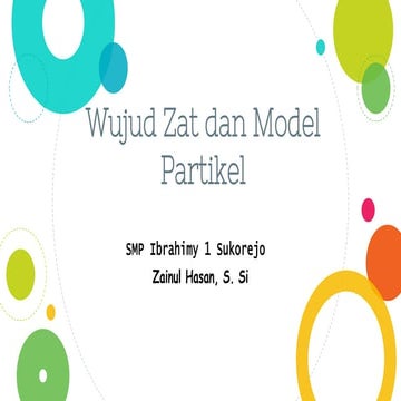 Bab 2.1 IPA Kelas 7 (Wujud Zat dan Model Partikel) Kurikulum Merdeka ...