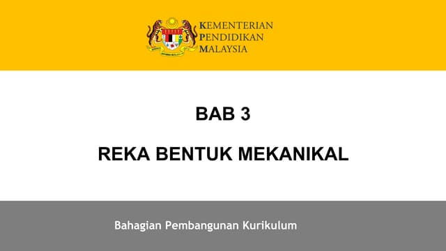 Rbt tingkatan 2 reka bentuk mekanikal 2.2.1 | PPTX
