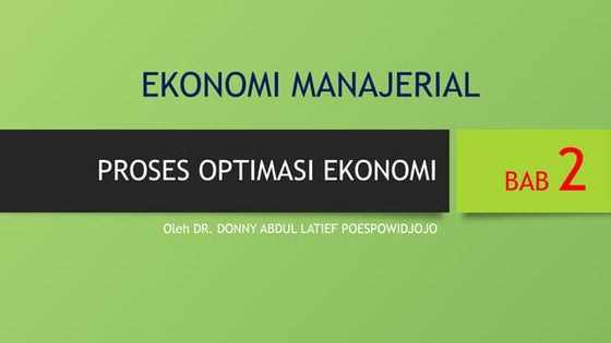 Matematika ekonomi (Keuntungan Maksimum) | DOCX