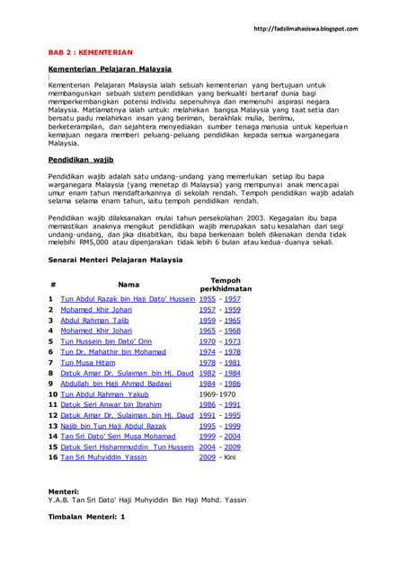 Nota SPP Bab 8 | PDF