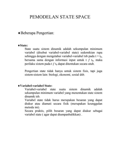 Analisa respon sistem | PPTX