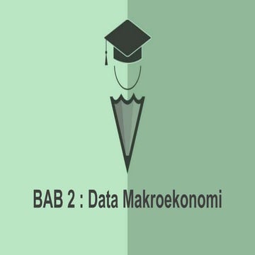 Bab 2 data makroekonomi | PPTX
