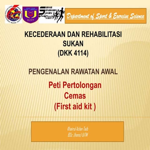 Bab 2 first aid | PPTX