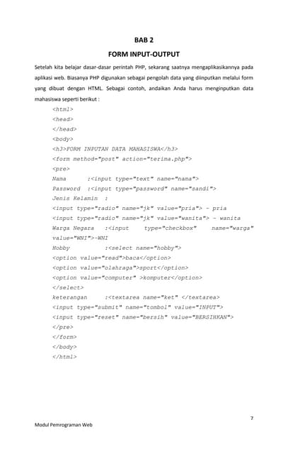 Membuat aplikasi polling dengan php | PDF
