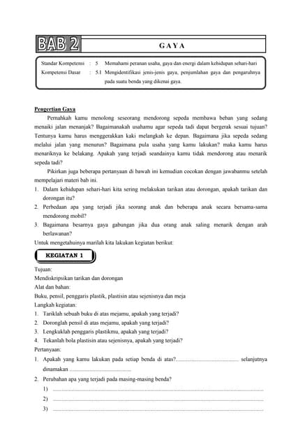 Soal IPAS Kelas 4 bab 3.................................................................... | DOCX