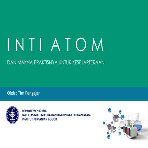Bab 2 inti atom nd 1 | PDF