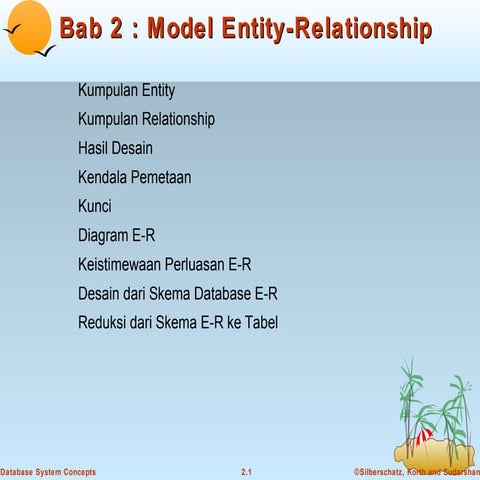 Bab2 model entity relationship | PPT