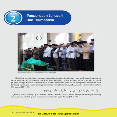 Bab 2 pengurusan jenazah dan hikmahnya | PDF