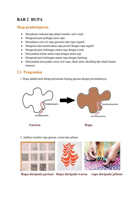 Nota seni t 1 asa seni reka | PDF