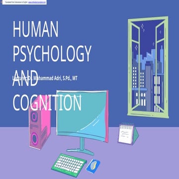 Understanding Cognitive Processes in Human Psychology | PPTX