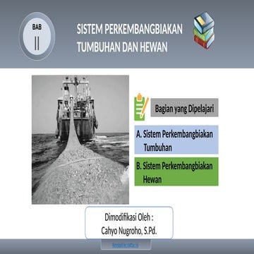 Materi tentang Sistem Perkembangbiakan Tumbuhan dan Hewan Kelas 9 SMP ...