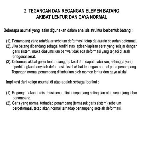 Tegangan dan Regangan Batang Akibat Lentur dan Gaya Normal.pdf