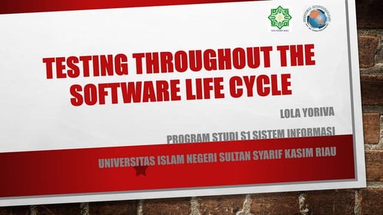 02. testing throughout the software life cycle | PPTX | Operating ...