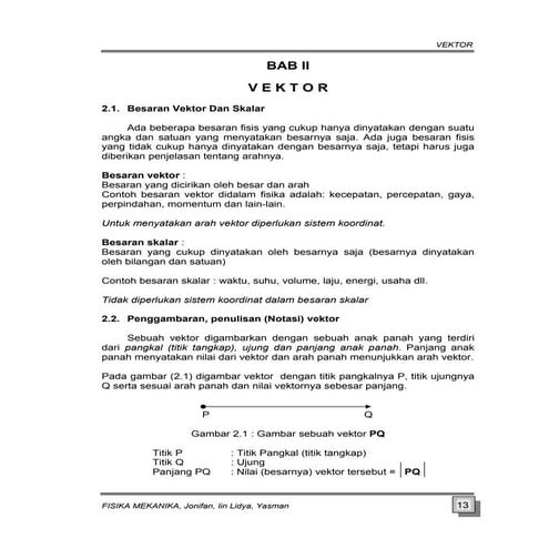 Bab 2 vektor | PDF