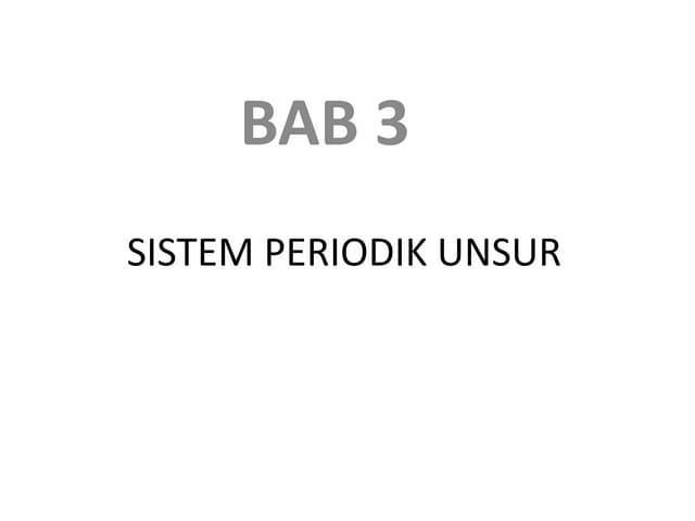 PPT - SISTEM PERIODIK | PPTX
