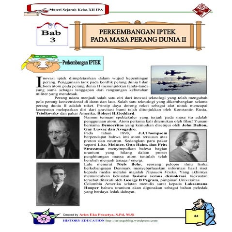 Bab 3 LKS SEJARAH Kelas XII IPA | PDF