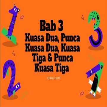 BAB 3 kuasa dua, punca kuasa dua, kuasa tiga dan punca kuasa tiga math ...