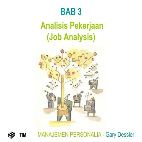 Bab 3 - Analisis Pekerjaan (Job Analysis) | PPS