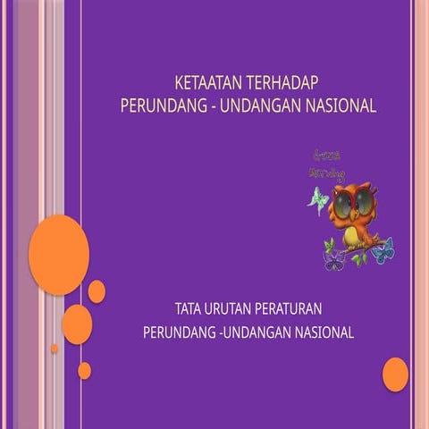 BAB 3 - KETAATAN TERHADAP PERATURAN PERUNDANG-UNDANGAN NASIONAL ( RPP ...