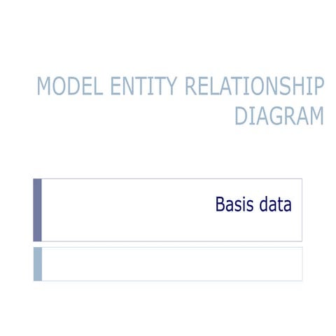 Bab 3 - MODEL ENTITY RELATIONSHIP dalam entity relationship dalam entitiy.ppt