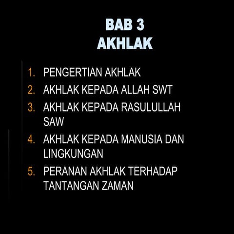 akhlak kepada Allah dalam pandangan islam | PPT