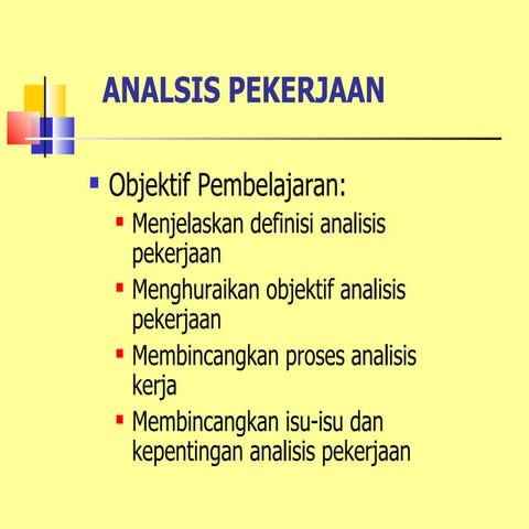 Bab 3 analisis_pekerjaan-dec0607_1_ | PPT