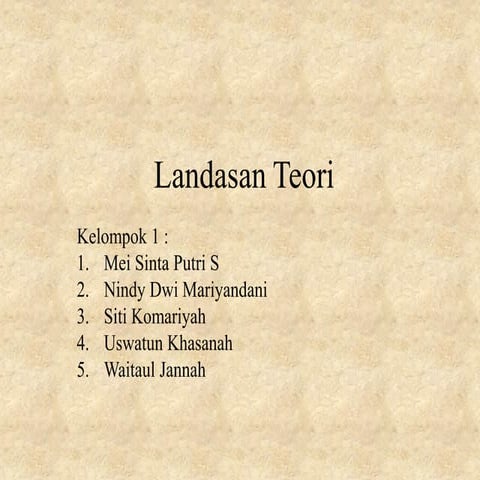 Bab 3 landasan teori | PDF