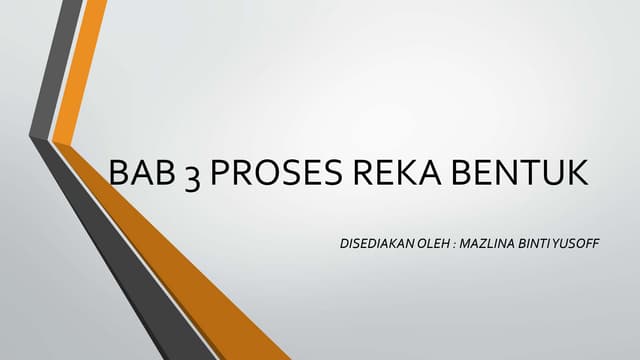 Reka Bentuk & Teknologi : Bab 2 pengurusan projek | PPTX