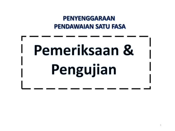 Ujian Rintangan Penebatan | DOC