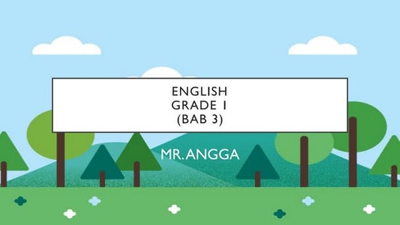 BAB 1 Greetings for the first grade.pptx